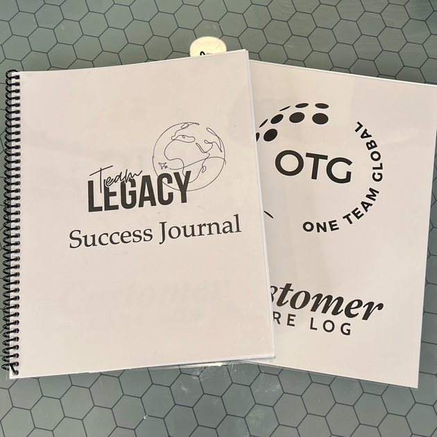 Success Journal & Customer Care Log Journal Duo – Every Day with Tracey